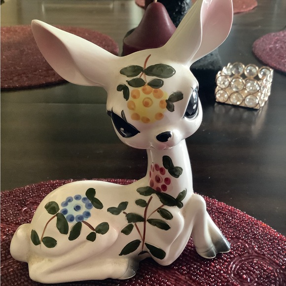 Rossini | Accents | Vintage Big Eyed Doe Big Ear Porcelain Floral ...